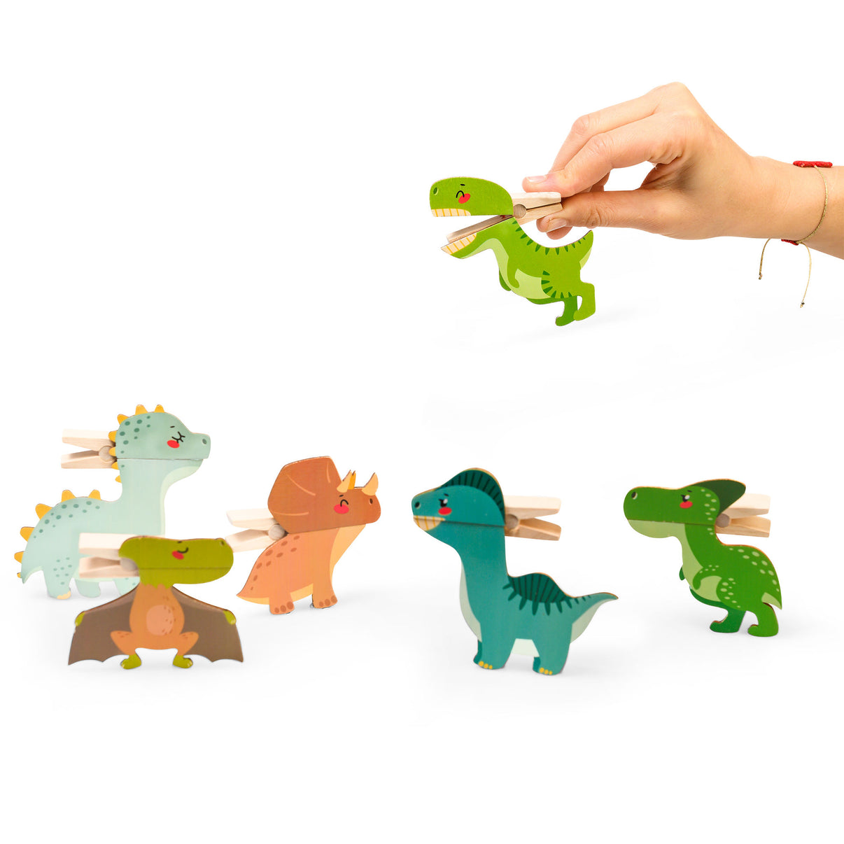 Clothespin Puppets Dinosaurs – Nova Toys